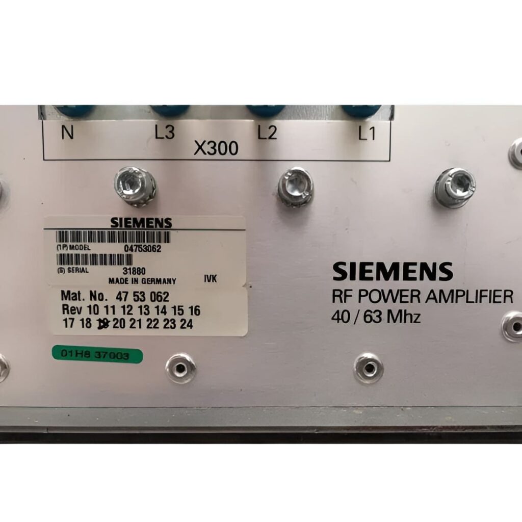SIEMENS MRI-RF POWER AMPLIFIER – Merna Medical