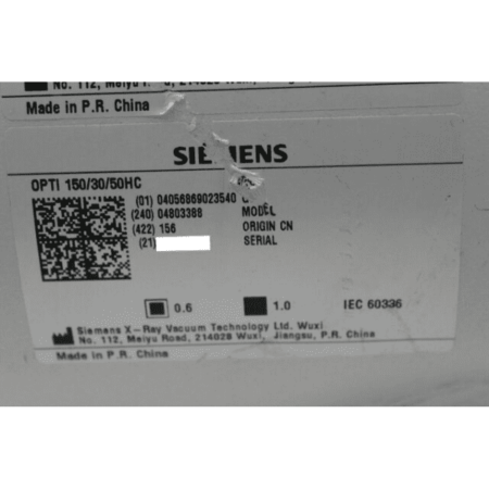 SIEMENS X-RAY-OPTI X-Ray Tube – Merna Medical